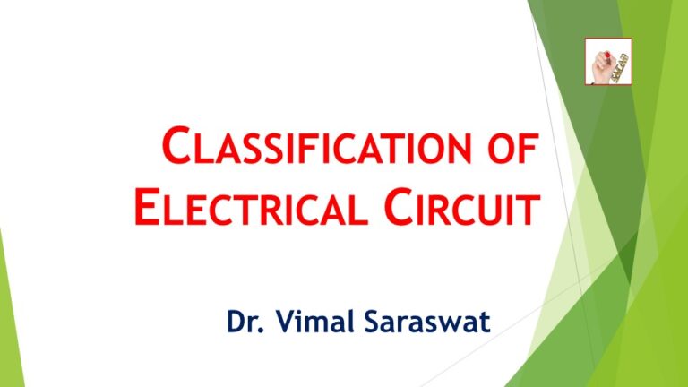 Classification of Electrical Circuit - Sacademy